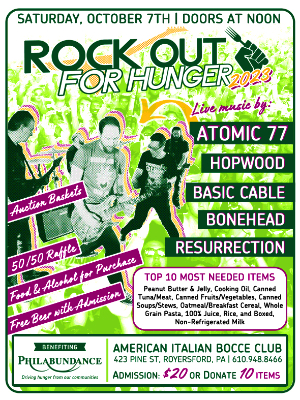 2023 - 2024 Philabundance Virtual Food Drive: Rock Out For Hunger ...